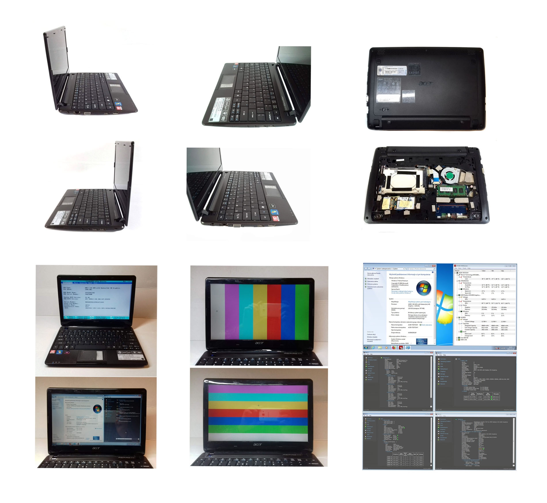 Netbook Acer Aspire One 722 AMD C60 HD6290 HDMI na sprzedaż